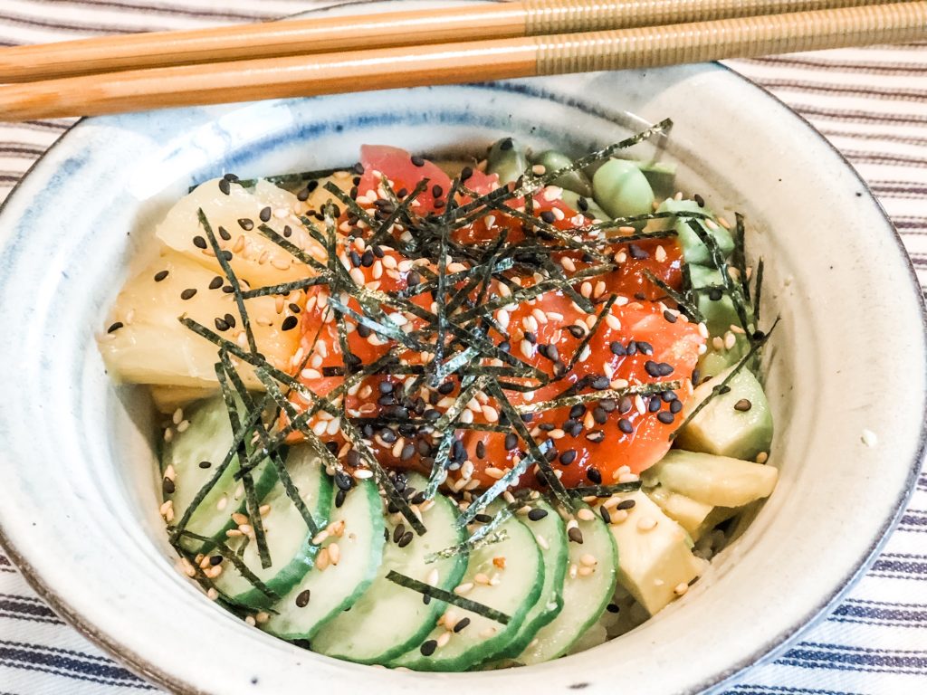 Building a Poke Bowl in 4 Easy Steps - The Wandering RD